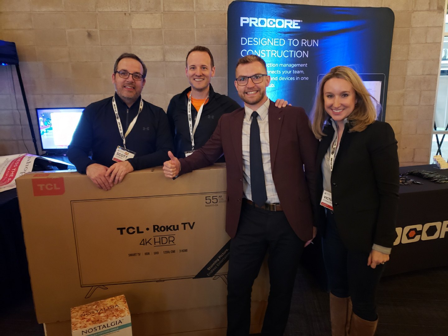 CANS De-Icer Door Prize Winner Michael Cogan - Stanhope Simpson